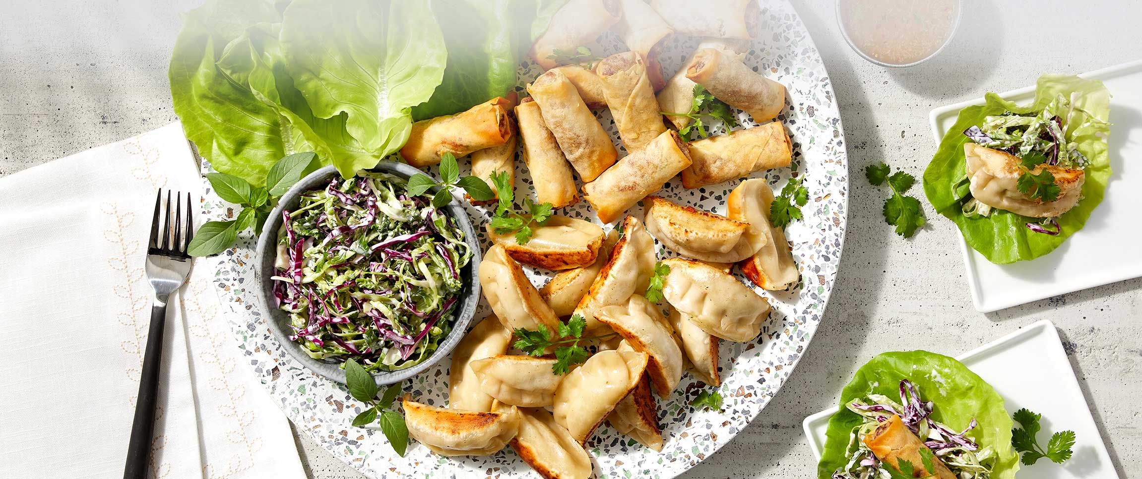 Asian Pride® Spring Rolls and Potstickers