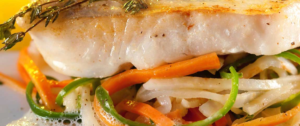 Crispy Skinned Walleye with Lemon Butter Foam